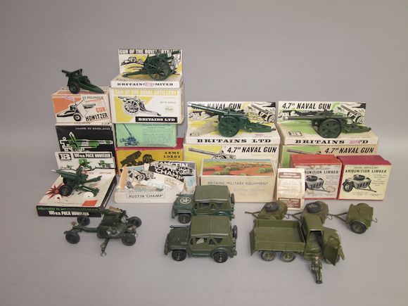 Bonhams : Britains Army Motor Vehicles and Guns 13