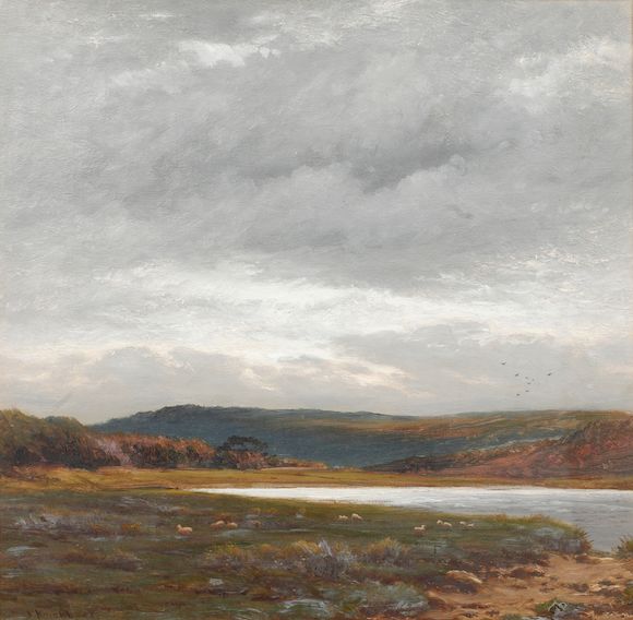 Bonhams : Joseph Knight (British, 1837-1909) "A break in the cloud"