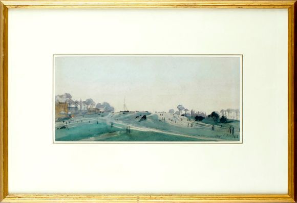 Bonhams : George F. Demaine (American, 1855-1942) A Heat in London