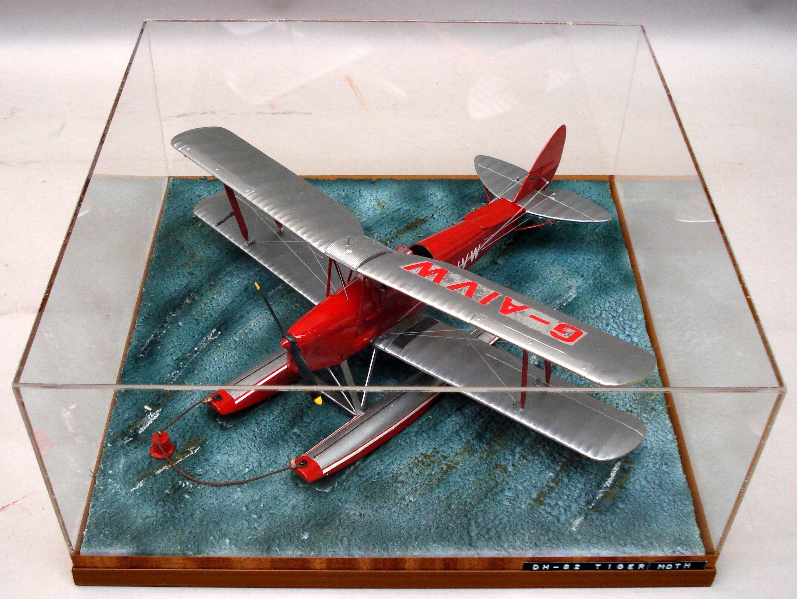 Bonhams Cars : A 1:25 scale model of a DH-82 Tiger Moth biplane in ...