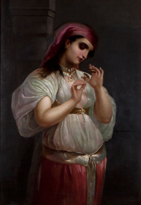 Bonhams : Virgilio Tojetti (Italian, 1851-1901) The Harem Dancer