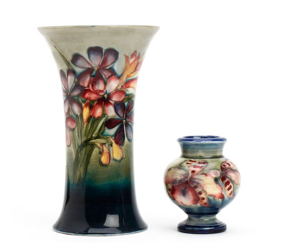 Bonhams : A William Moorcroft 'Spring Flowers' vase Circa 1928