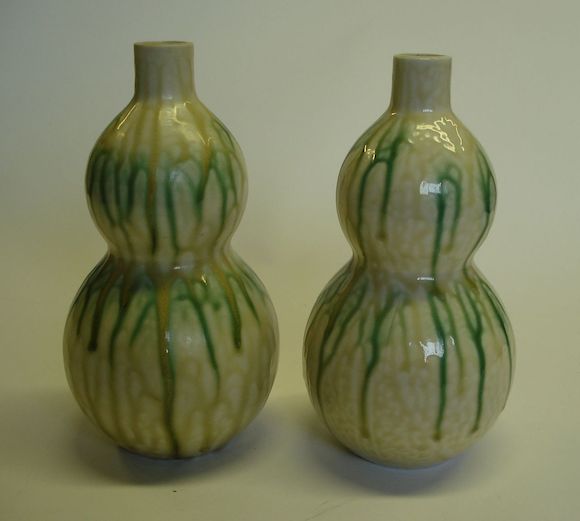 Bonhams : A pair of Japanese studio ware vases 20th Century