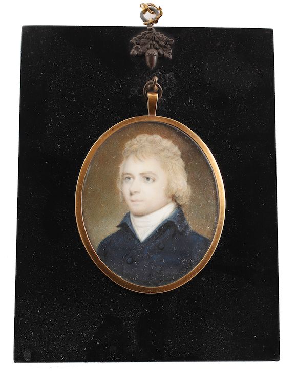 Bonhams : A miniature portrait of James Money () (c.1800) 3 ½ ins