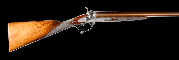 Bonhams : A 12-bore sidelock hammer gun by Charles Boswell, no. 2229