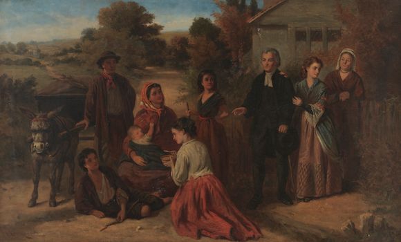 Bonhams : Robert Kemm (British, 1837-1895) The Blessing