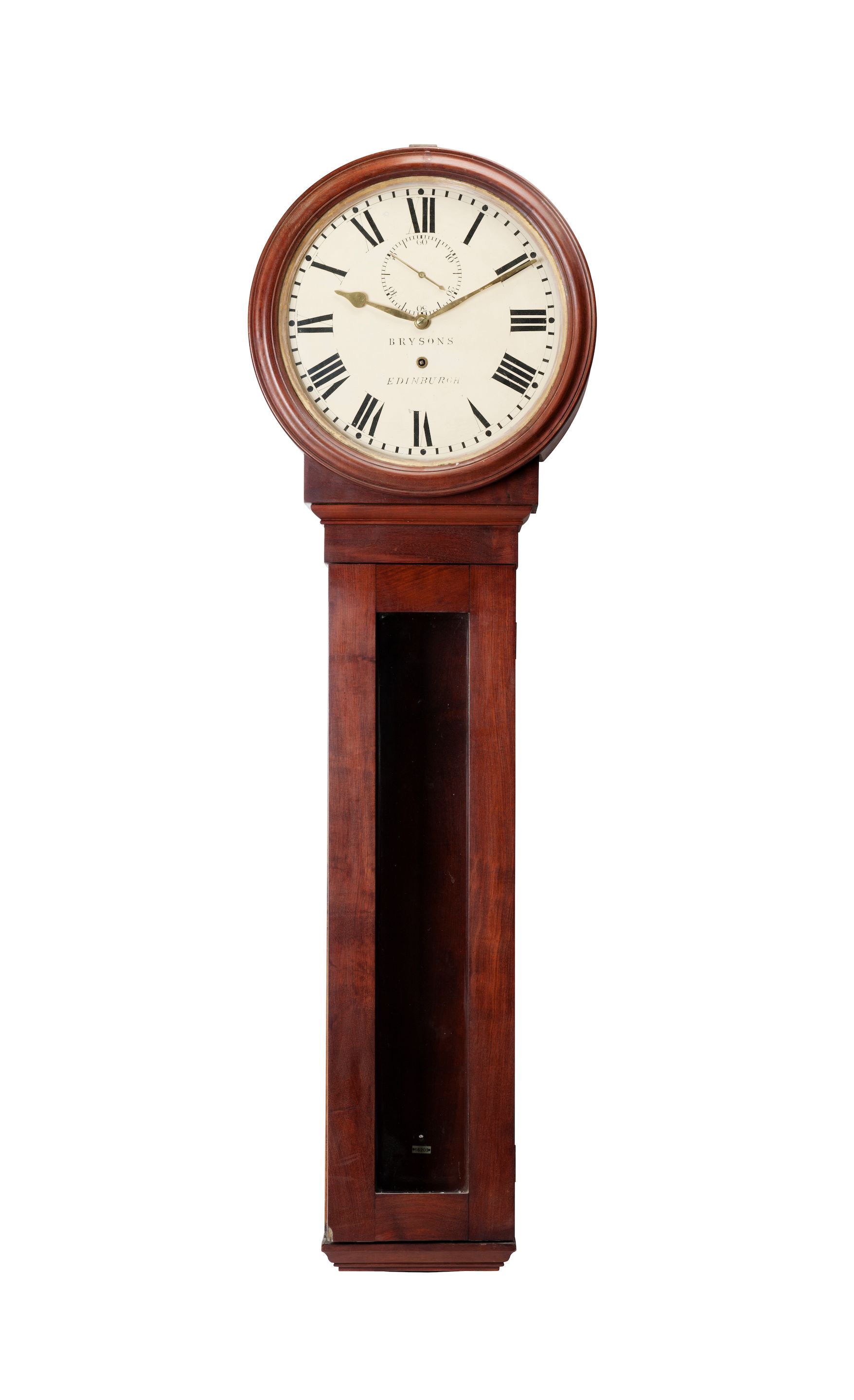 Bonhams : A Victorian mahogany wall mounted station regulator