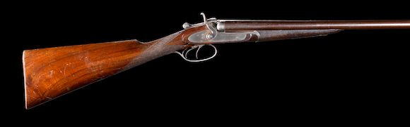 Bonhams : A 20-bore bar-in-wood sidelock hammer gun by William Powell ...