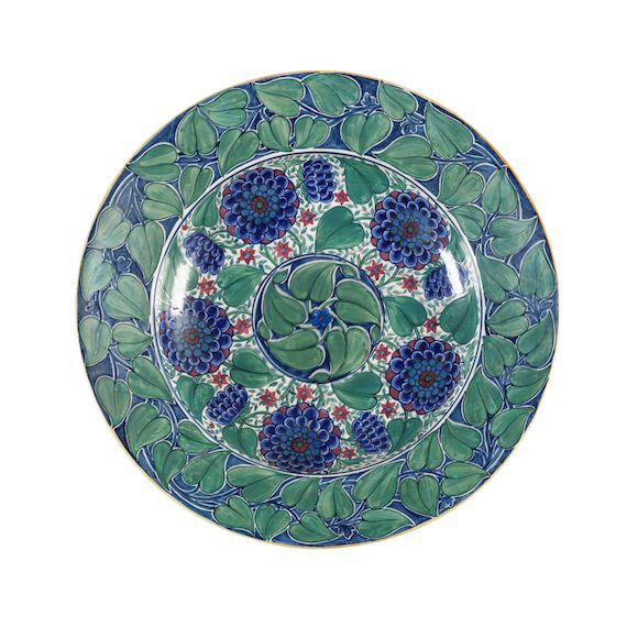 Bonhams : A Wedgwood lustre charger, probably by Millicent Taplin Circa ...