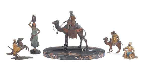 Bonhams : Vienna Bronzes (Austrian, late 19th/early 20th Century) Group ...