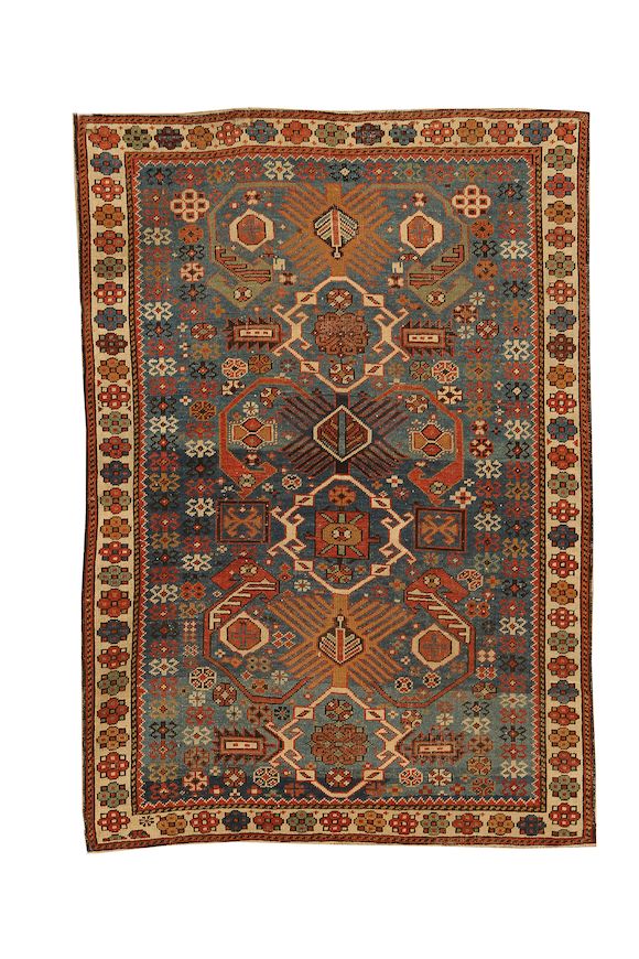 Bonhams : A Shirvan rug, East Caucasus, circa 1900, 5 ft 4 in x 3 ft 9 ...