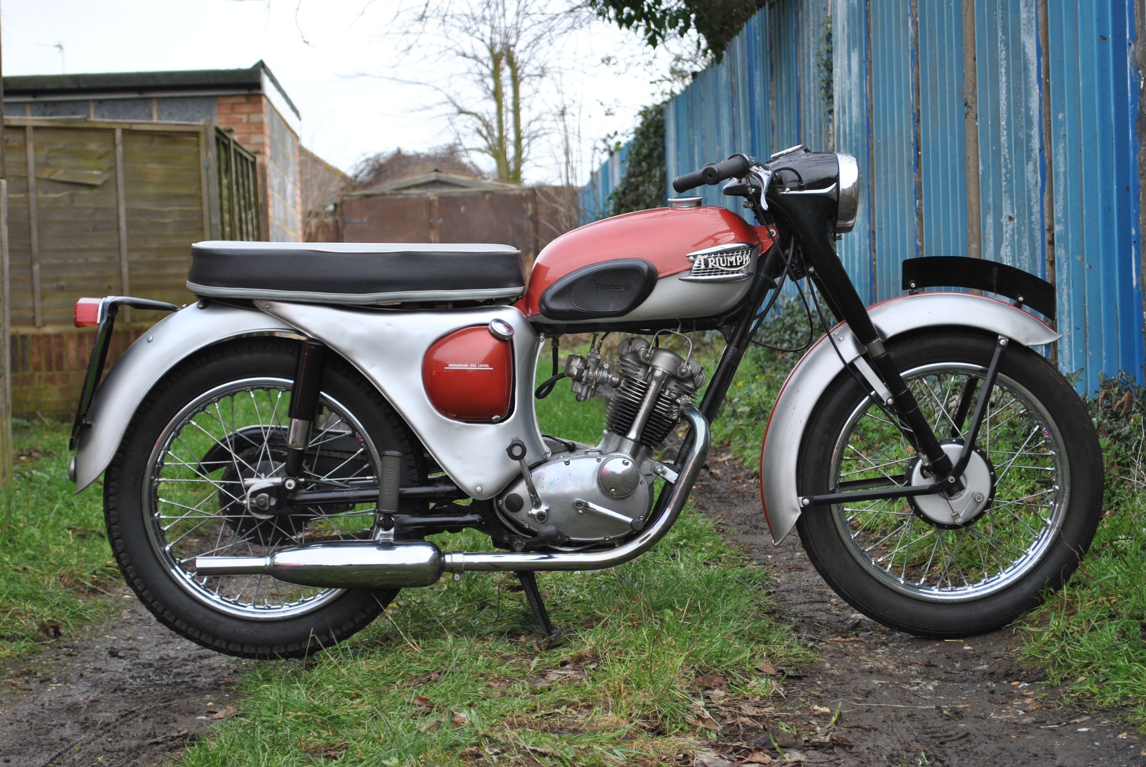 1965 Triumph 199cc Tiger Cub Frame no. 3187 Engine no. 3187 - auctions ...