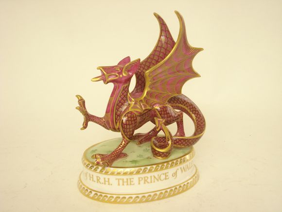 Bonhams : A limited edition Royal Crown Derby Price of Wales ...