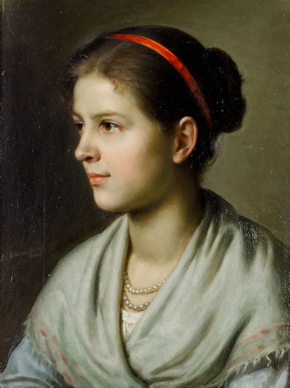 Bonhams : Vasili Timofeevich Timofeev (Russian, 1835-1914) Portrait of ...