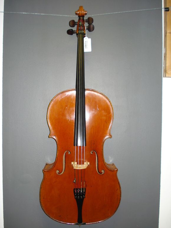 Bonhams : An Fine English Cello circa 1830 attributed to Fendt (1)