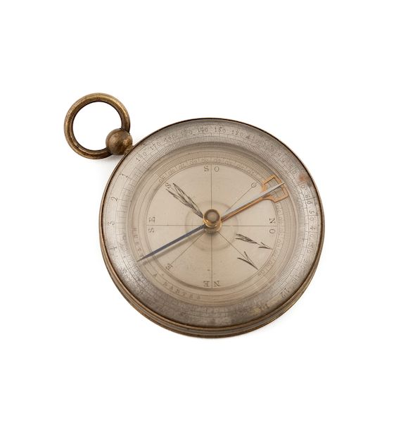 Bonhams : An early 20th century compass engraved Huette A Nantes,