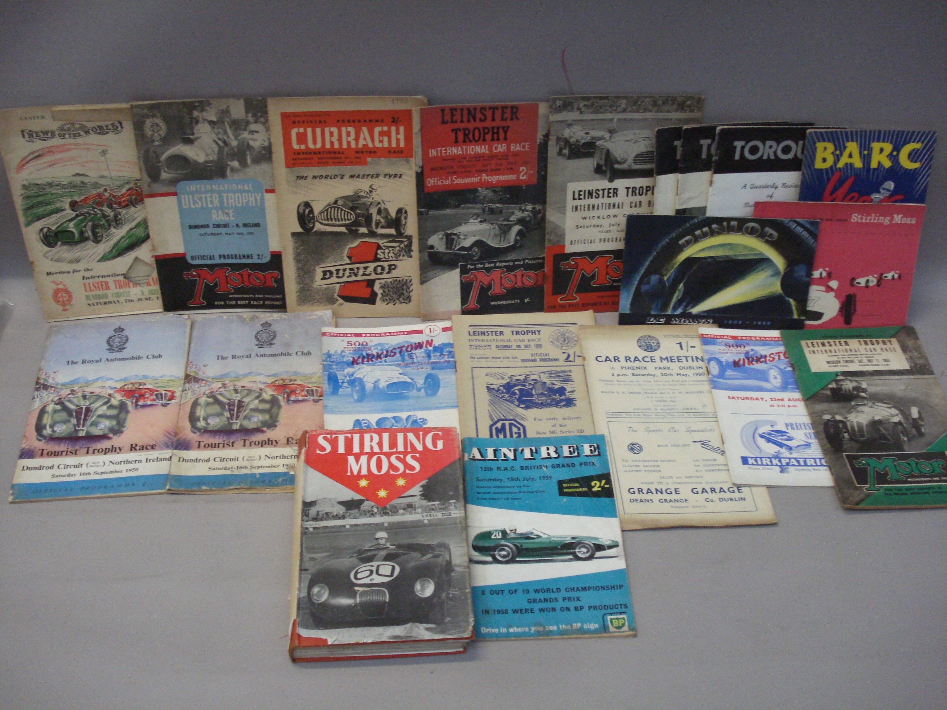 Bonhams Cars : A lot of post War international Irish motor race meeting ...