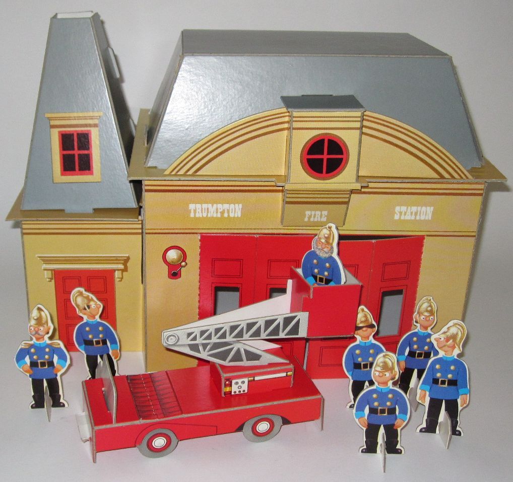 Bonhams : Emmann Products Trumpton Fire Station qty