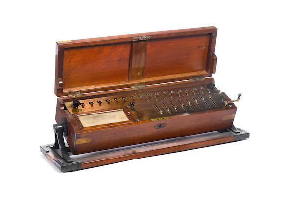 Bonhams : A good Thomas de Colmar Arithmometer
