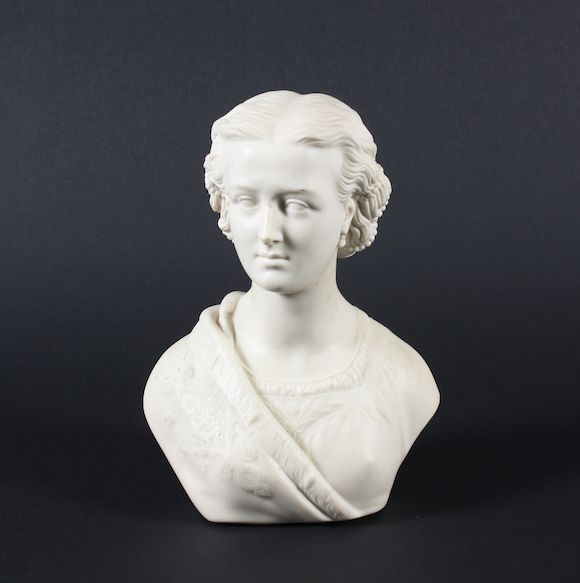 Bonhams : A Copeland parian bust of Princess Alexandra Circa 1863
