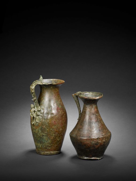 Bonhams : Two Roman bronze vessels