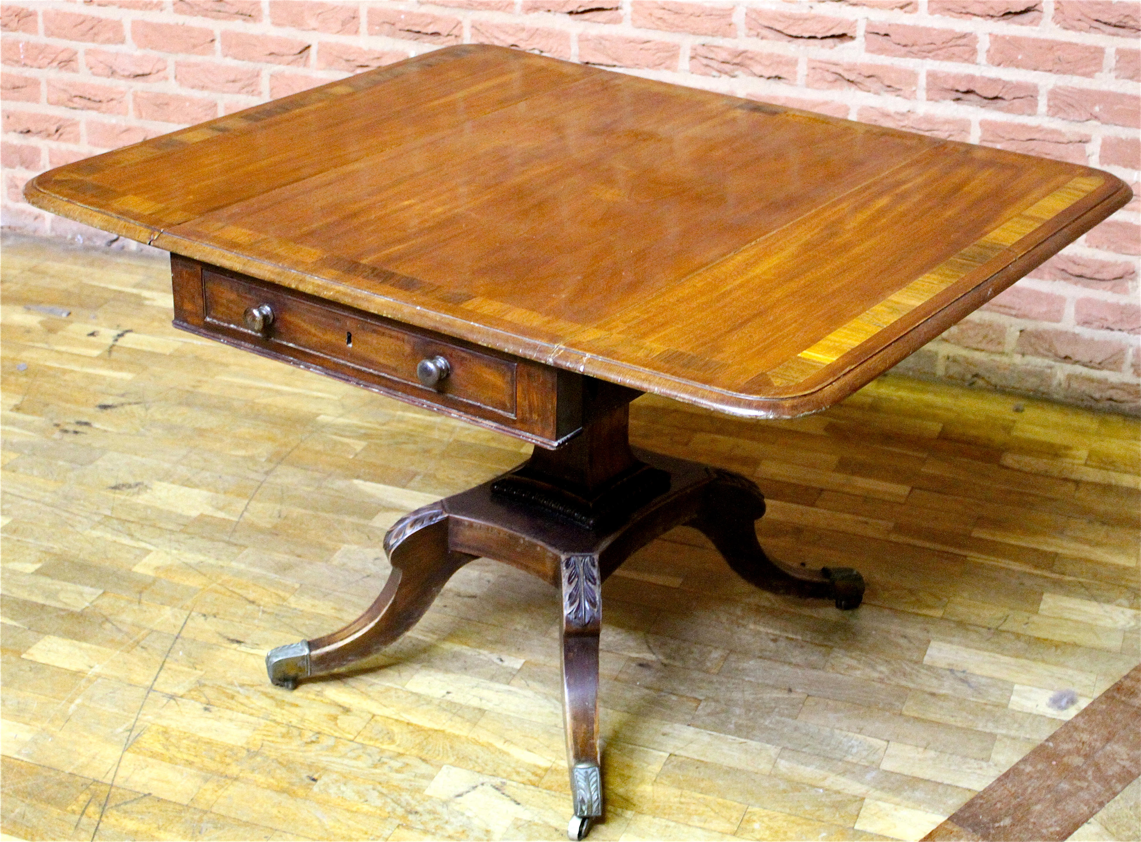 Bonhams A William Iv Mahogany And Rosewood Crossbanded Pedestal