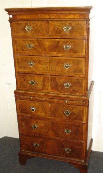 Bonhams : A good quality reproduction mid 18th Century style walnut and ...