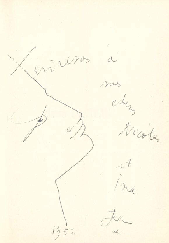 Bonhams : COCTEAU (JEAN) Jean Cocteau, inédits, étudesm documents ...