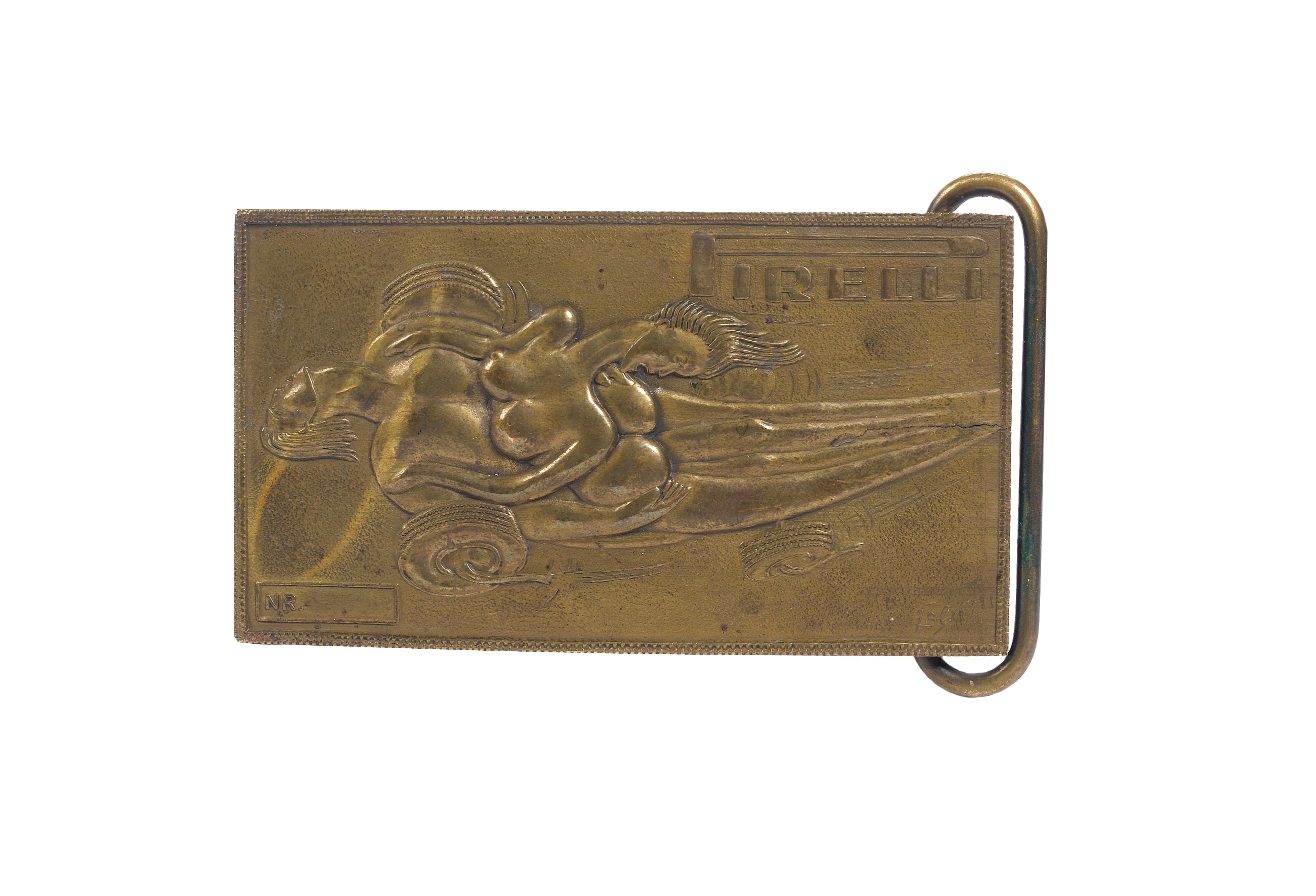 Bonhams Cars : A rare Pirelli belt buckle designed by Salvador Dali ...