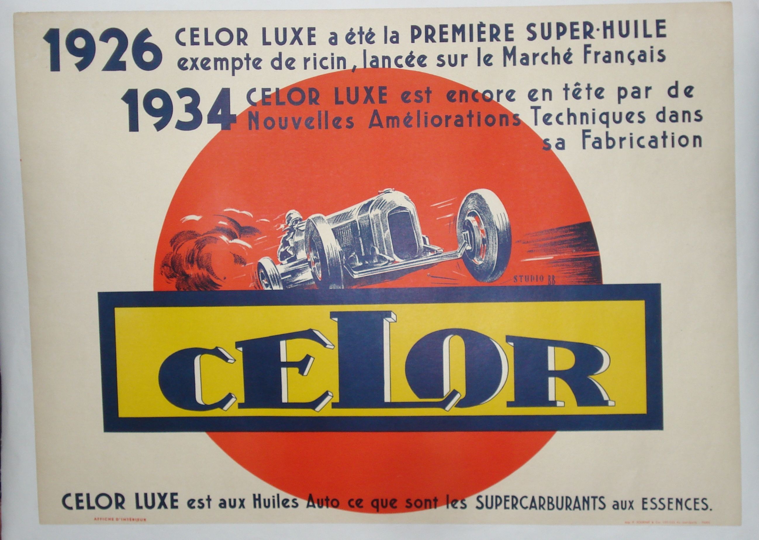 Bonhams Cars : 'Celor Lux - Fuels & Lubricants', a French manufacturer ...