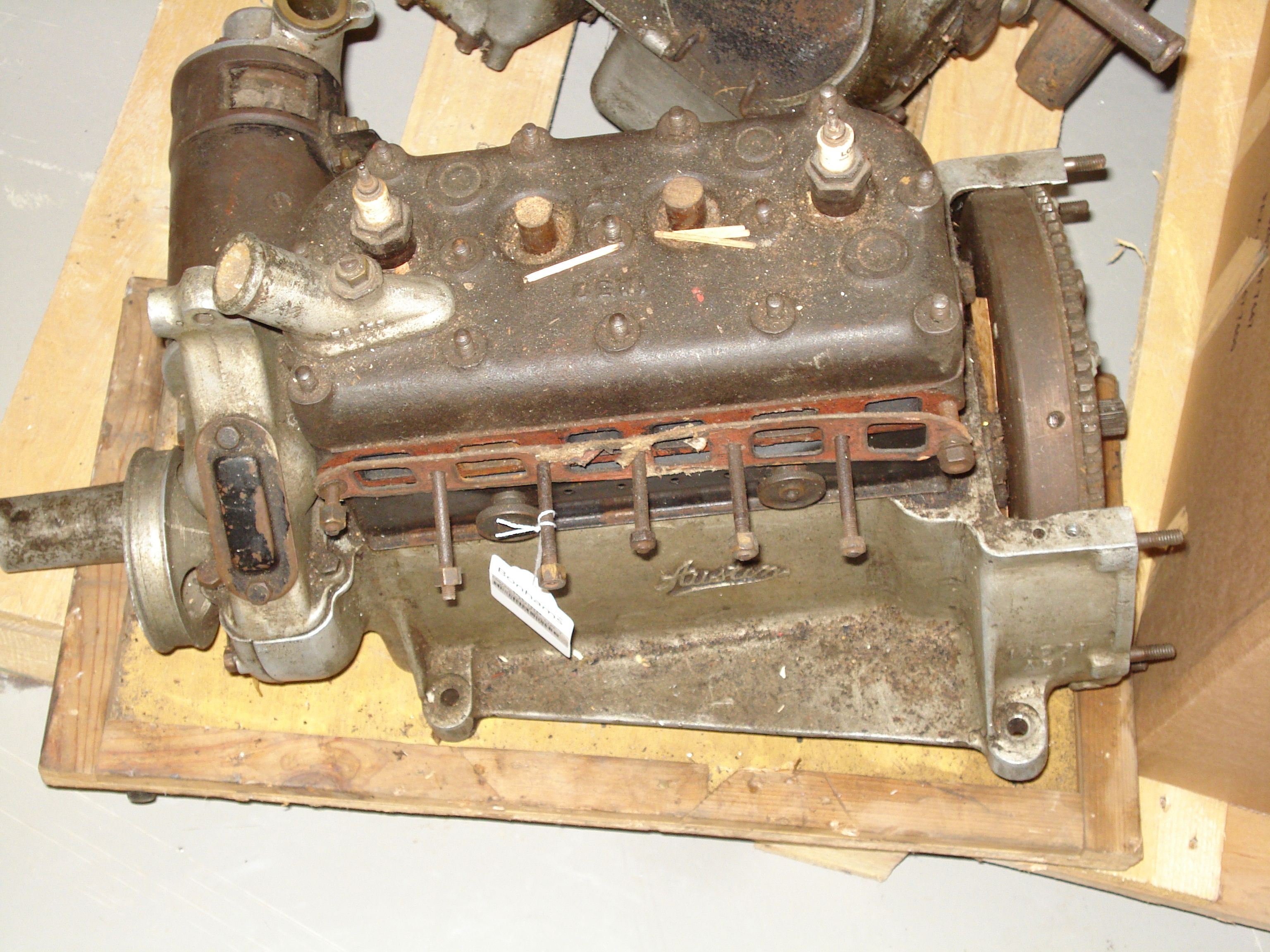 Bonhams Cars : An Austin 7 engine,