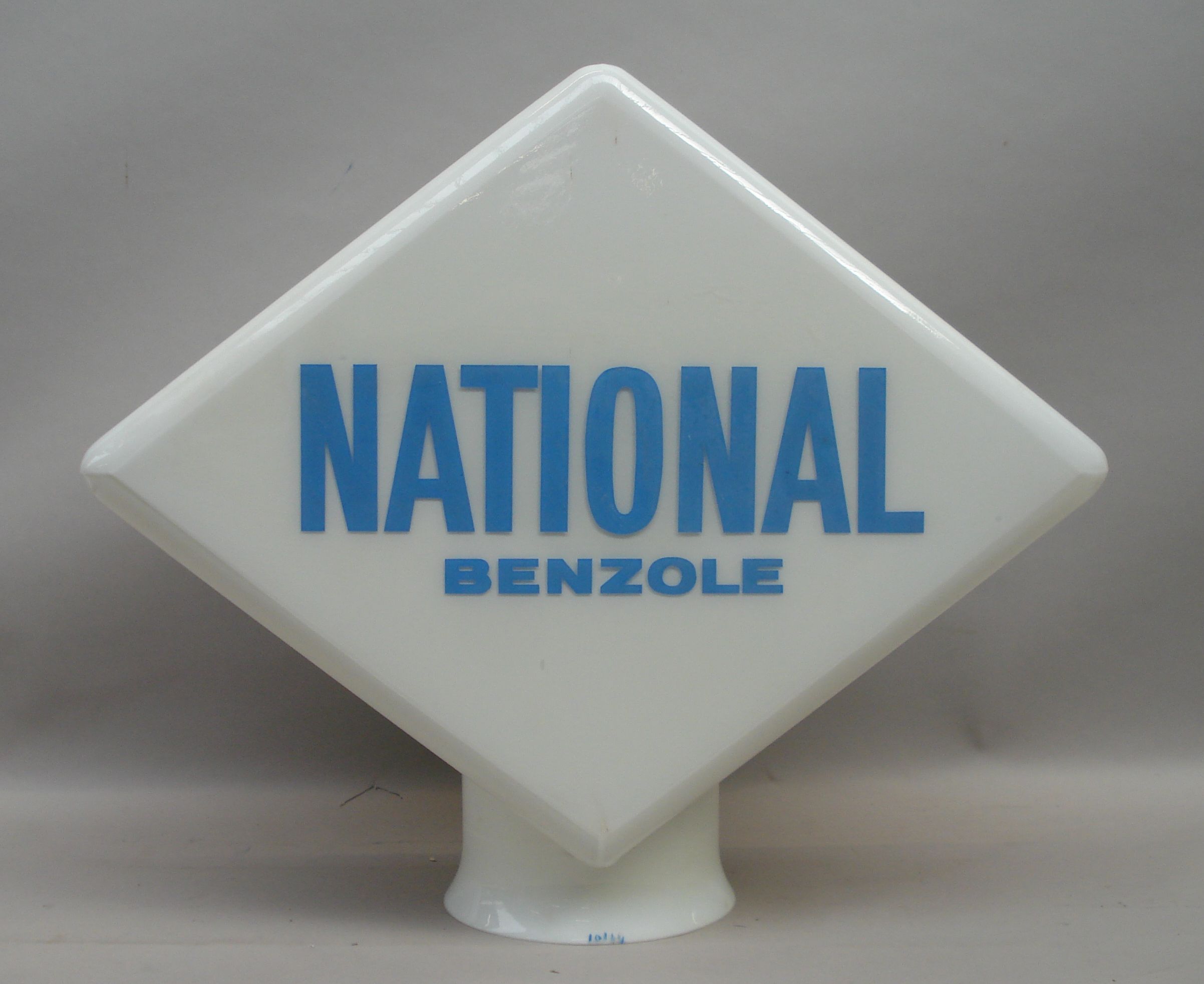 Bonhams Cars : A National Benzole diamond-shaped glass petrol pump ...