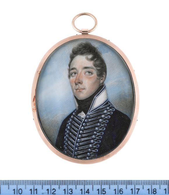 Bonhams : N. Freese (British, active 1794-1814) An Officer, wearing ...