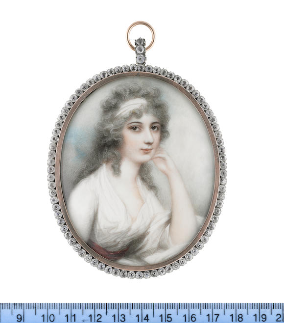 Bonhams Andrew Plimer British 1763 1837 A Lady Wearing White