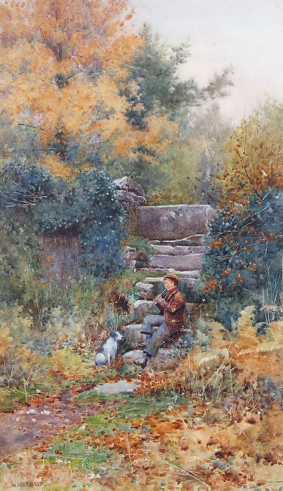 Bonhams : Willie Stephenson (British, ?-1938) A patient listener