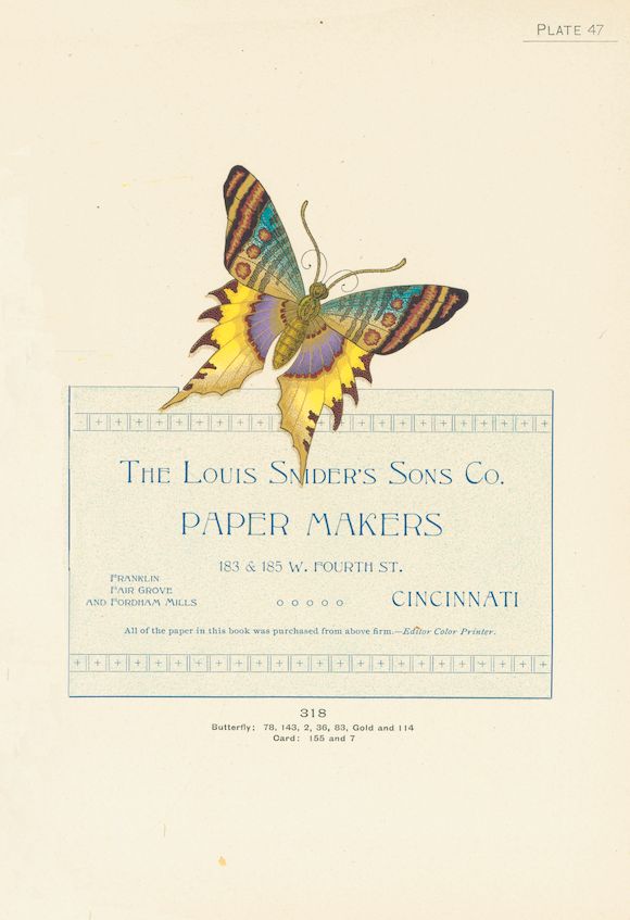 Bonhams : COLOUR PRINTING EARHART (JOHN F.) The Color Printer. A ...