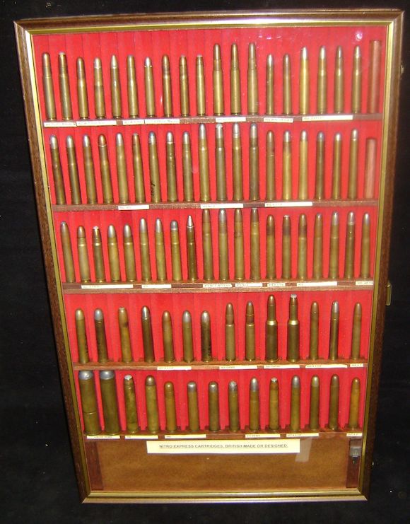 Bonhams : A large collection of rifle and pistol cartridges