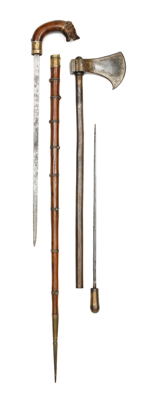 Bonhams : A South Indian Dagger-Cane