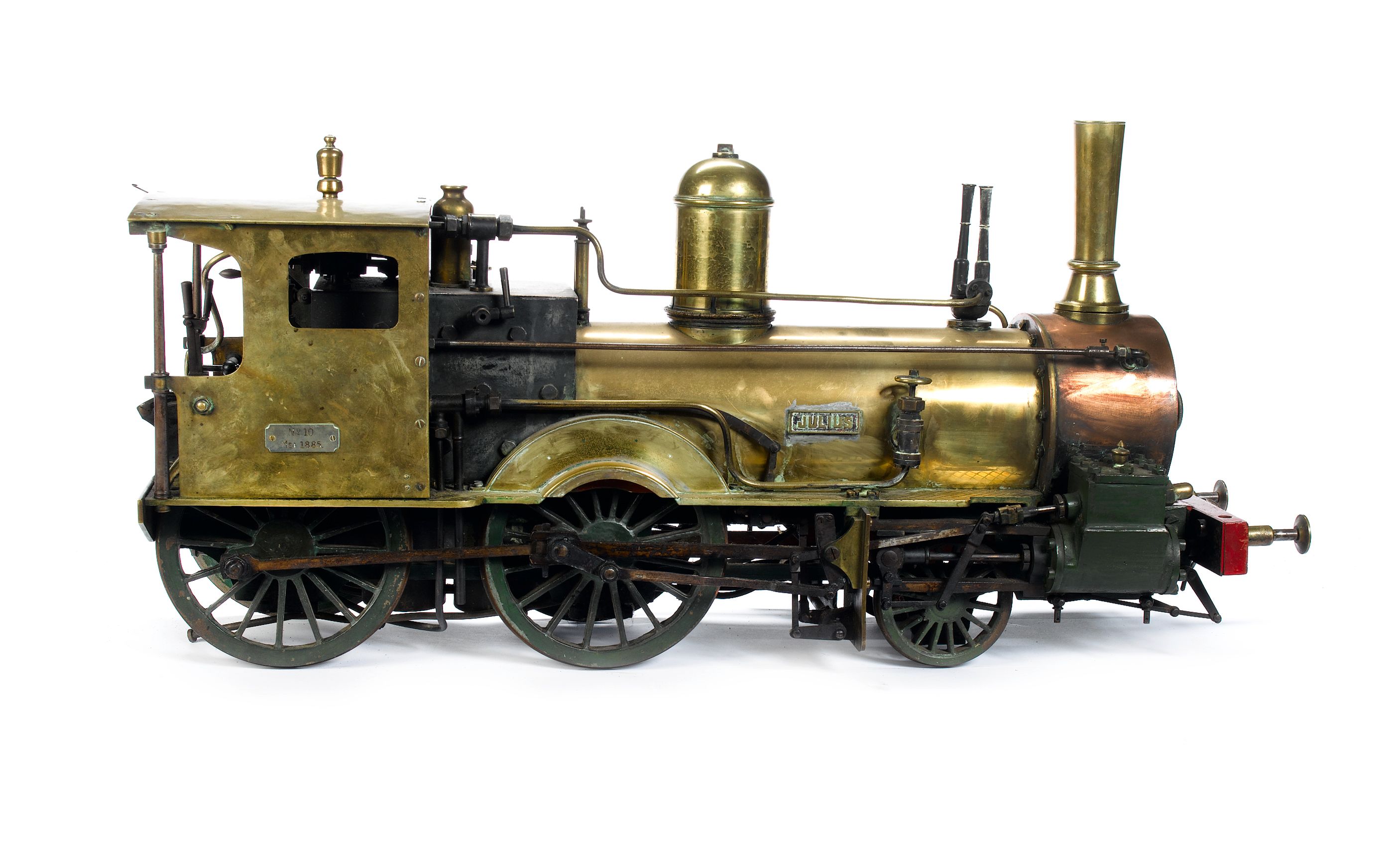 Bonhams : 5 1/4in gauge live steam model 2-4-0 French locomotive No.10 ...