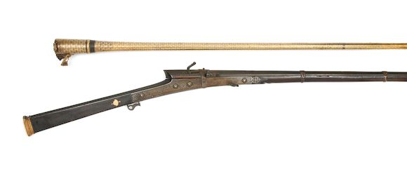 Bonhams : An Indian Matchlock Gun Barrel