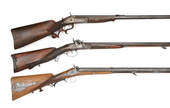 Bonhams : An Unusual German Percussion Gallery Or Target Rifle ...