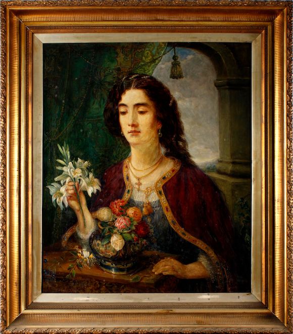 Bonhams : Edwin Frederick Holt (British, active 1864-1897) Lady ...