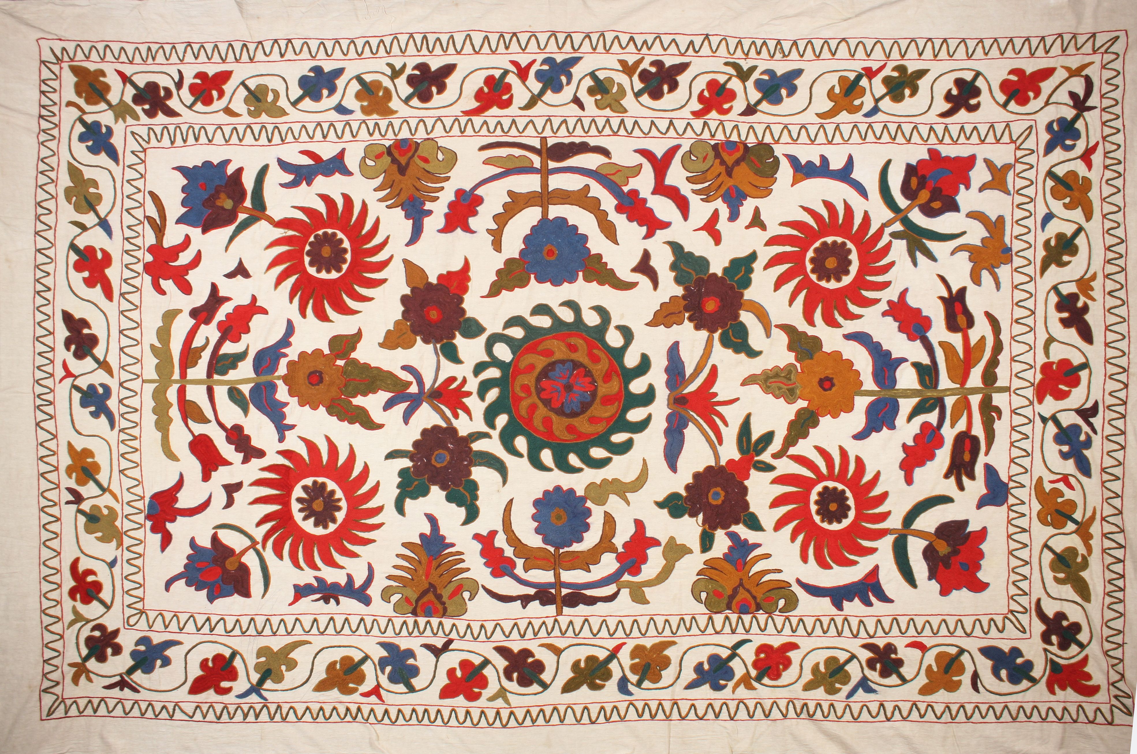 Bonhams : A large susani panel