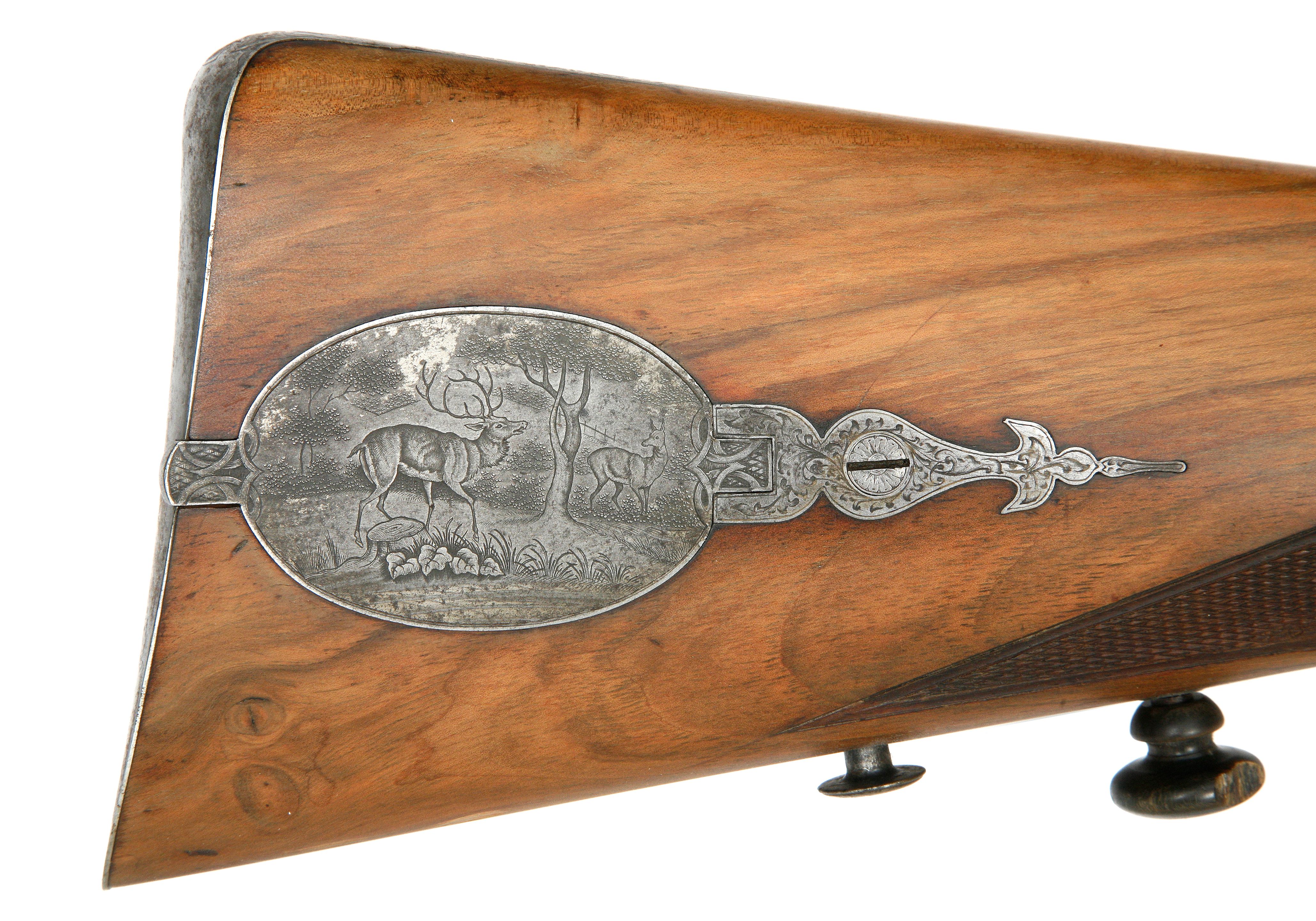 Bonhams : An Austrian 22-Bore D.B. Sporting Rifle And 15-Bore Gun