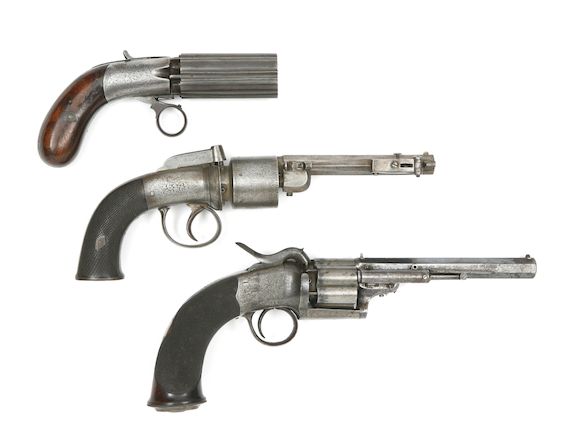 Bonhams : An 80-Bore J.R. Cooper Patent Under-Hammer Six-Shot ...