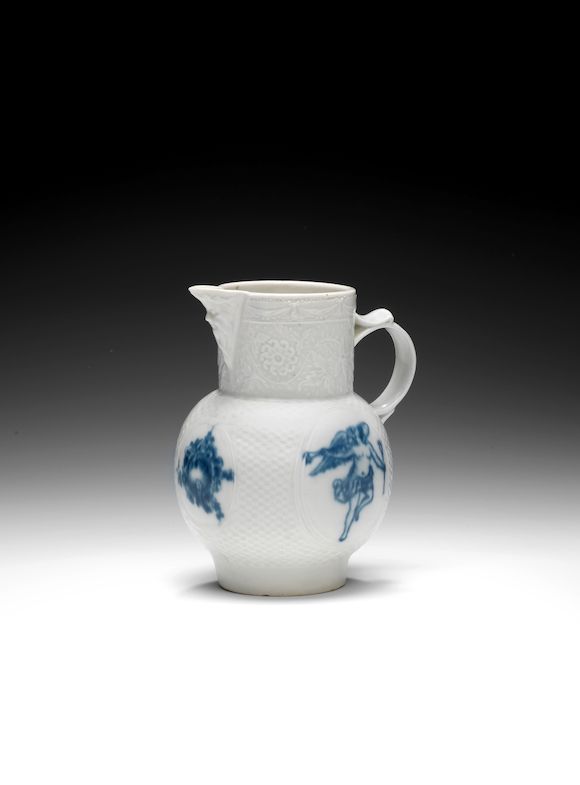 Bonhams : An important Caughley jug, circa 1775