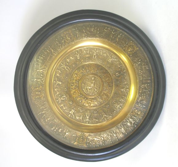 Bonhams : A late 19th century electrotype and gilt sideboard dish in ...