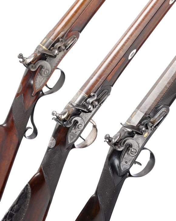 Bonhams : A 15-Bore Flintlock Sporting Gun