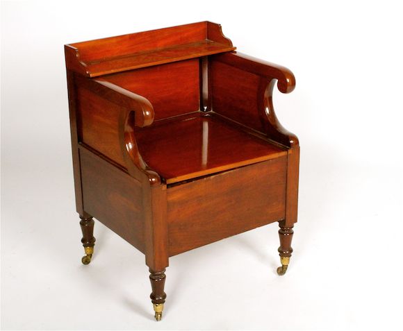 Bonhams : A Victorian commode chair