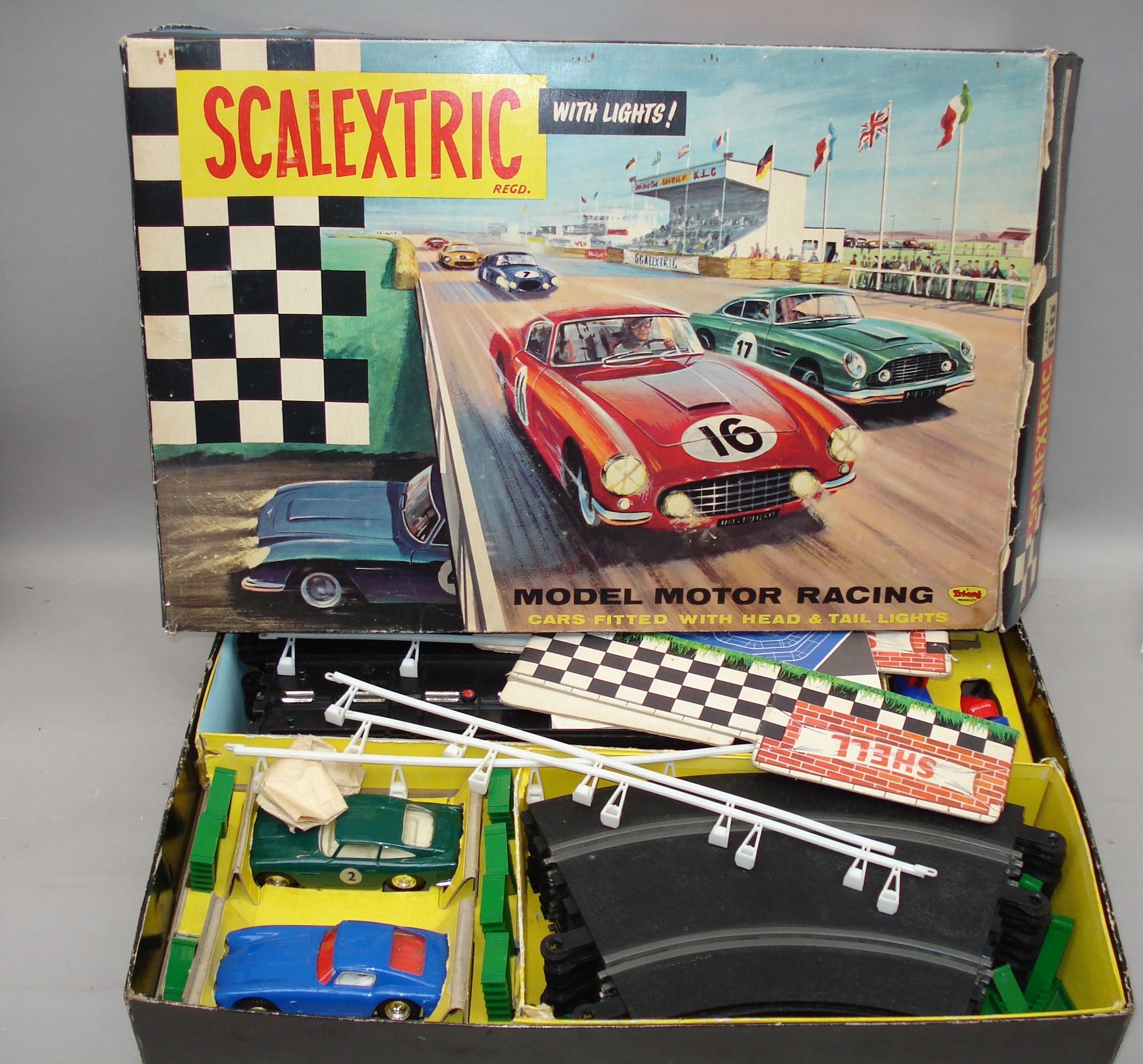 Bonhams Cars : A Scalextric set,